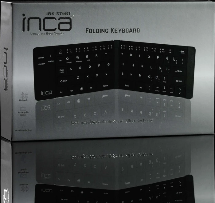 Inca IBK-579BT Recharable Foldable Smart Silver Keyboard ab € 29,85 ...