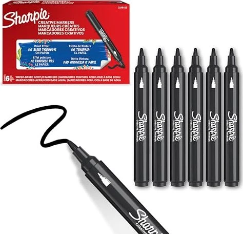 Sharpie Creative Marker mit Rundspitze schwarz ab € 3,24 (2026 ...