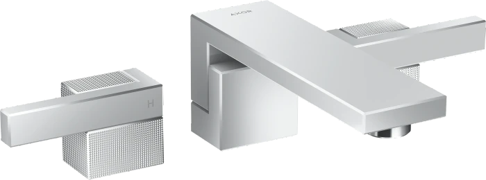 Hansgrohe AXOR Edge 3-Loch Waschtischarmatur Unterputz für Wandmontage ...