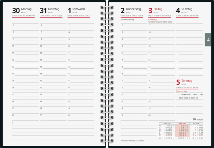 Brunnen Futura 2 Wochenkalender 2024 ab € 8,01 (2026) | Preisvergleich ...