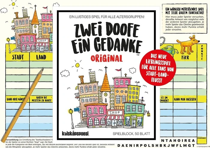 Zwei Doofe ein Gedanke - Spielblock Original ab € 10,95 (2026 ...