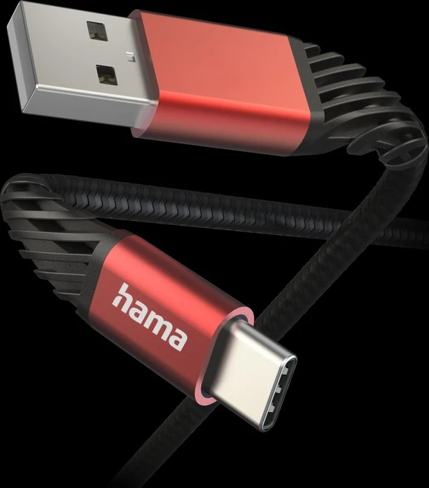 Hama Ladekabel Extreme USB-A/USB-C 1.5m Nylon schwarz/rot ab € 15,99 ...