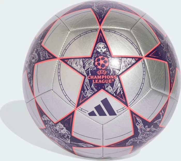adidas UCL Club 2025/2026 League Stage Fußball silver metallic/dark ...