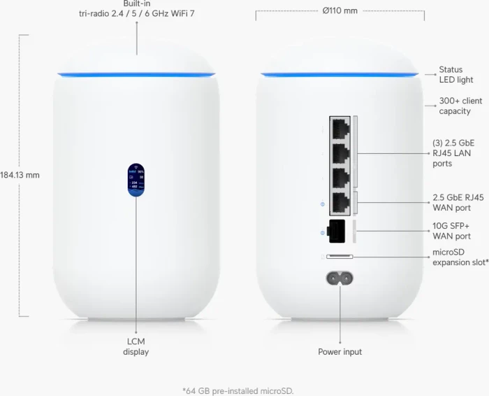 Ubiquiti UniFi Dream Router 7 ab € 276,00 (2026) | Preisvergleich ...