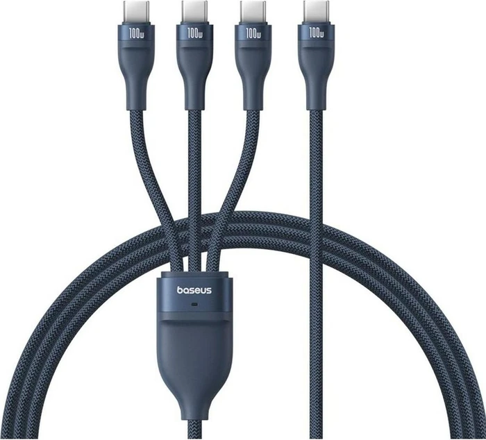 Baseus Flash Series 3 100W One-for-three Fast Charging Cable Type-C to ...
