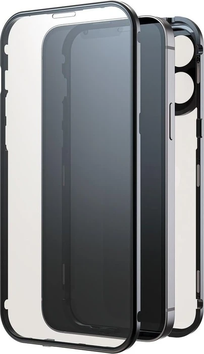 Black Rock 360° Glass Case für Apple iPhone 16 Pro Max transparent ...