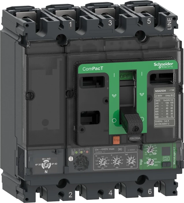 Schneider Electric Kompaktleistungsschalter ComPacT NSX100F mit ...