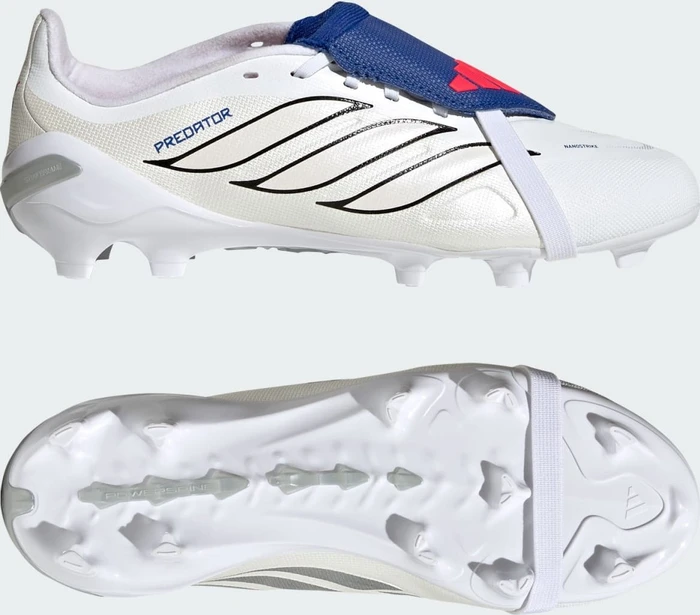 adidas Predator League Fold-Over Tongue FG cloud white/zero metalic ...