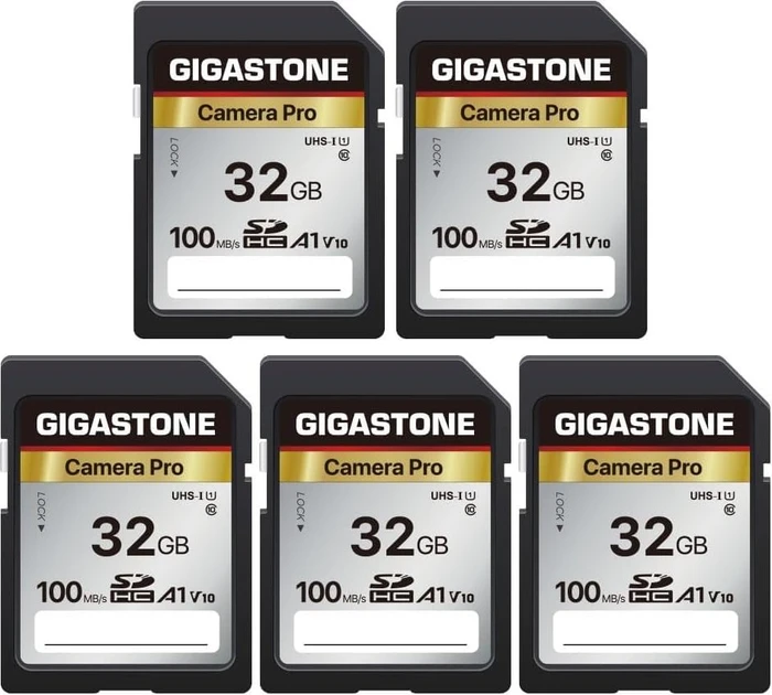Gigastone Camera Pro R100 SDHC 32GB, UHS-I U3, A1, Class 10, 5er-Pack ...