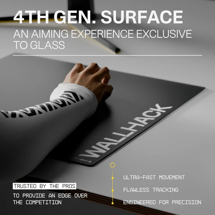Wallhack SP-004A Glass Pad 4.0 Glas-Gaming-Mauspad | Preisvergleich ...