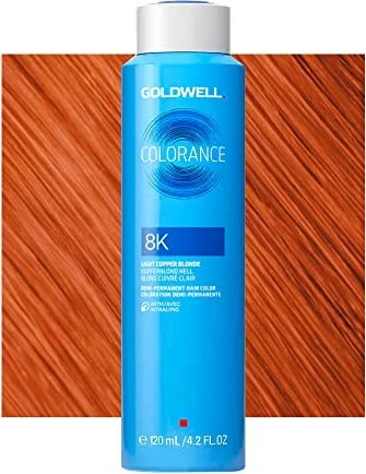 Goldwell Colorance Demi-Permanent Hair Color Haartönung 8K light copper ...