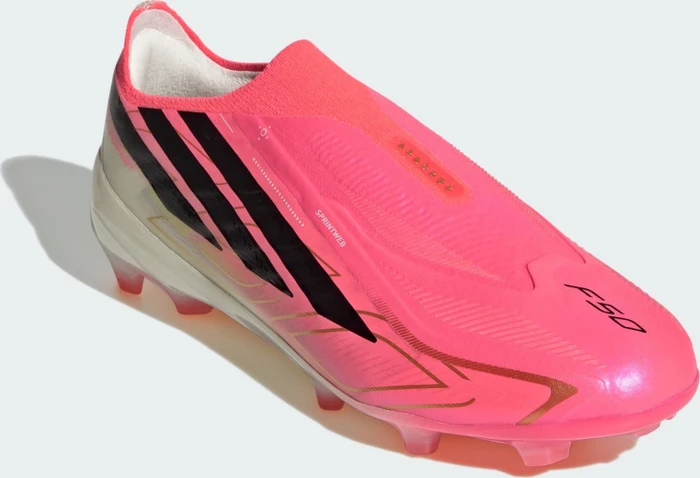 adidas F50 Hyperfast Elite Laceless FG solar turbo/core black/gold ...