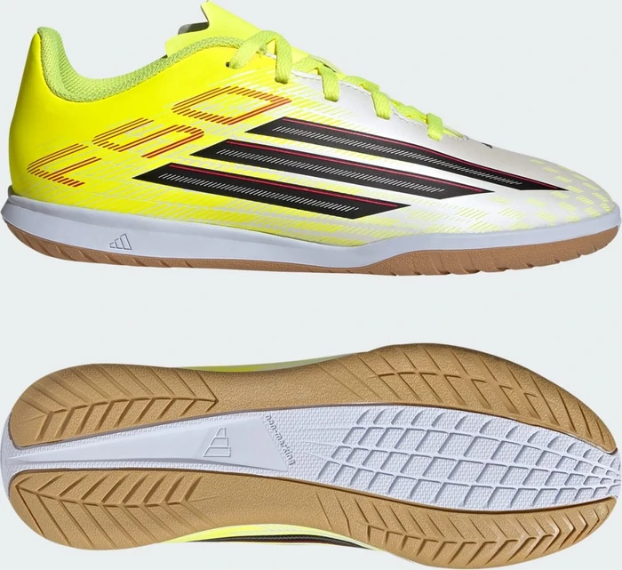 adidas F50 Club IN team solar yellow 2/core black/lucid red (Junior ...