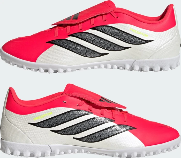 adidas Predator Club Fold-Over Tongue TF lucid red/core black/cloud ...