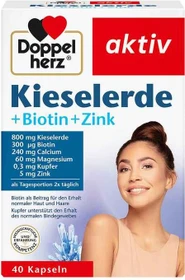 Doppelherz aktiv Kieselerde+Biotin+Zink Kapseln ab € 3,76 (2026 ...