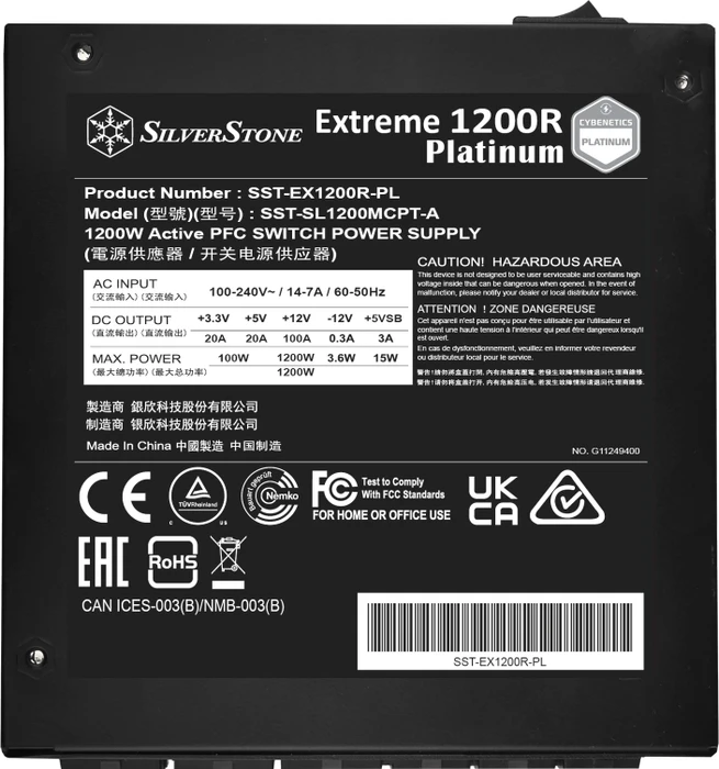 SilverStone Extreme Series EX1200R Platinum 1200W SFX-L 4.1 ab € 343,00 ...