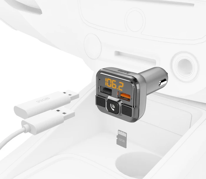 Hama FM-Transmitter mit Bluetooth und Freisprechfunktion ab € 24,99 ...