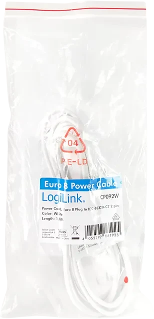 LogiLink Euro-Netzkabel ab € 6,80 (2026) | Preisvergleich Geizhals ...