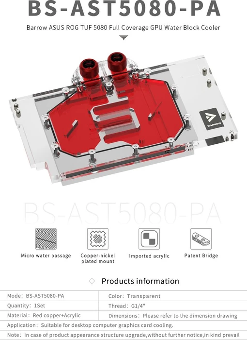 Barrow NVIDIA RTX 5080 Full Coverage GPU Water Block ab € 164,08 (2026 ...