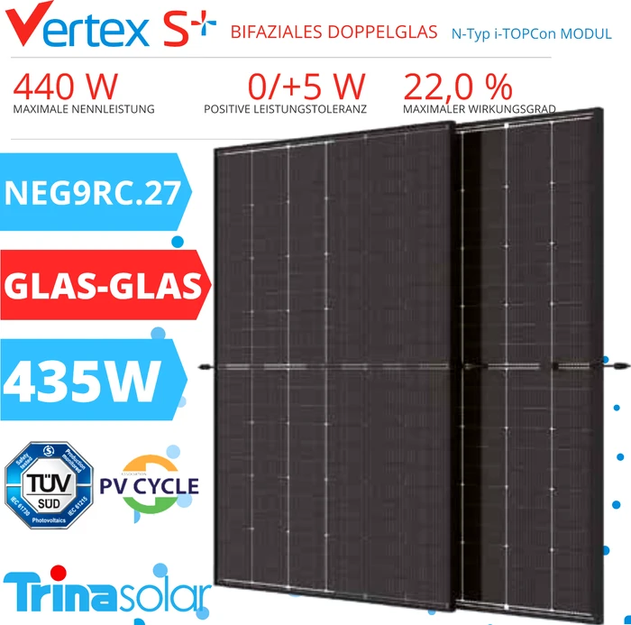 Trina Solar Vertex S+ TSM-435NEG9RC.27 ab € 62,90 (2026 ...
