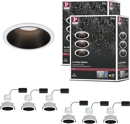 Paulmann Cole Coin LED 6W Einbauleuchte weiß/schwarz ab € 124,00 (2026 ...