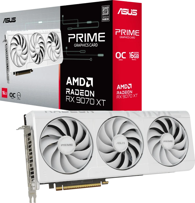 ASUS Prime Radeon RX 9070 XT White OC Edition ab € 664,54 (2026 ...