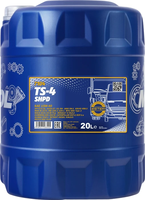Mannol TS-4 SHPD 15W-40 ab € 25,11 (2026) | Preisvergleich Geizhals ...
