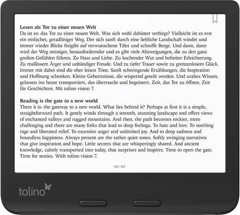 tolino vision color ab € 167,00 (2026) | Preisvergleich Geizhals ...