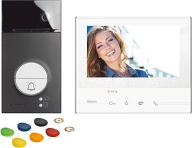 Legrand Bticino Flex'One Video-Set mit Türstation LINEA 3000 Black und ...
