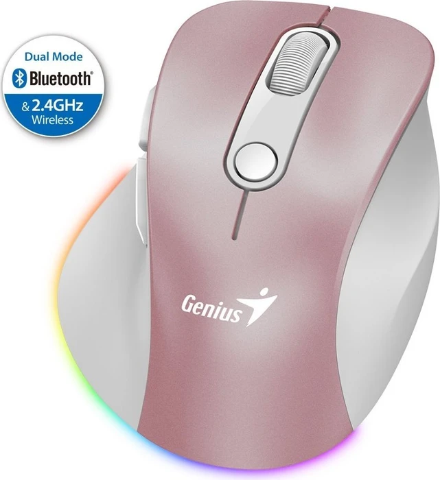 Genius Ergo 9000S Pro Wireless Bluetooth Rechargeable Mini Ergo Silent ...