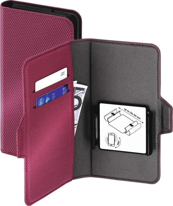 Hama Booklet Smart Move Metallic XL rubinrot | Preisvergleich Geizhals ...