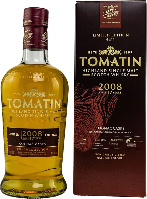 Tomatin French Collection Cognac Casks 2008 700ml ab € 64,00 (2026 ...