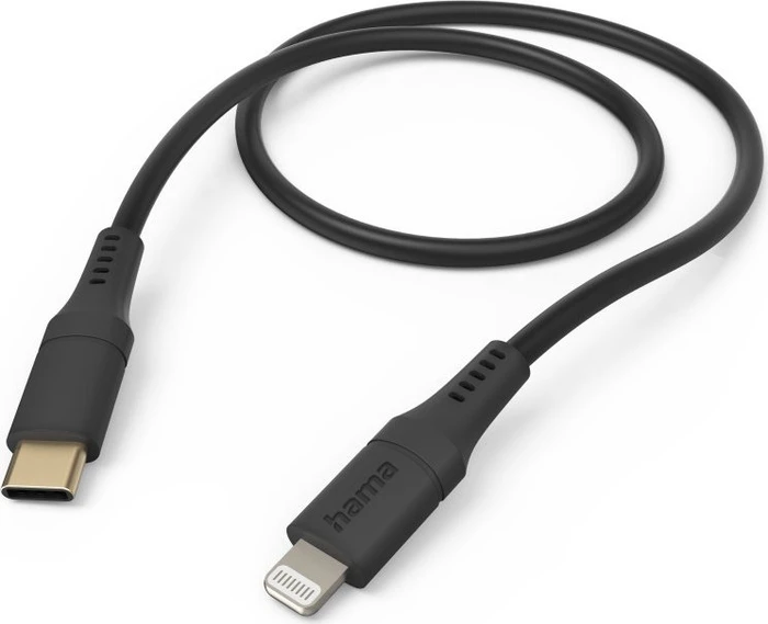 Hama Ladekabel Flexible USB-C/Lightning 1.5m Silikon schwarz ab € 22,68 ...