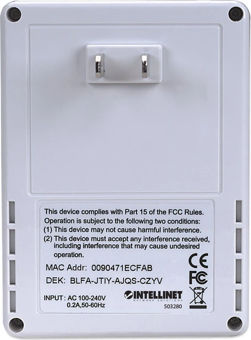 Intellinet Powerline AV200 Ethernet Adapter Starter Kit ...