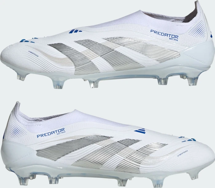 adidas Predator Elite Laceless FG cloud white/silver metallic/bright ...