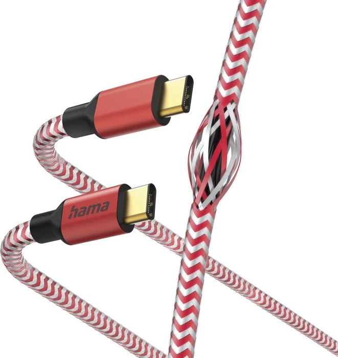 Hama Ladekabel Reflective USB-C/USB-C 1.5m Nylon rot ab € 15,20 (2026 ...