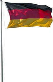 Linder Exclusiv Fahnenmast inkl. Deutschland-Fahne Fahne ...