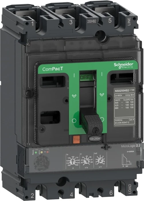 Schneider Electric Kompaktleistungsschalter ComPacT NSX100HB2 mit ...